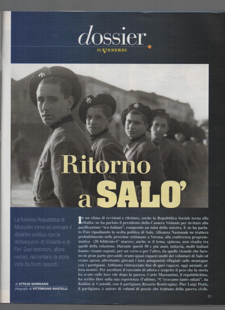 Il balilla e il partigiano